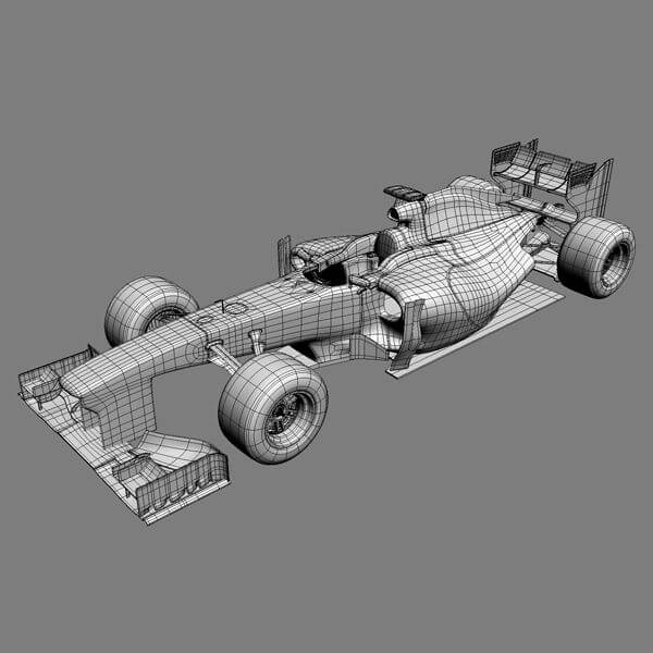 F1 2013 Cars and Helmets - 3D Model by CGShape