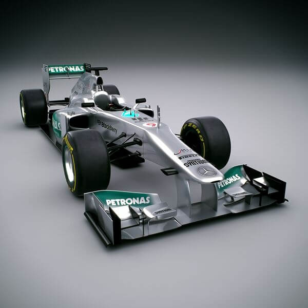F1 2013 Mercedes W04 AMG Petronas - 3D Model by CGShape