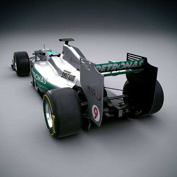 F1 2013 Mercedes W04 AMG Petronas - 3D Model by CGShape