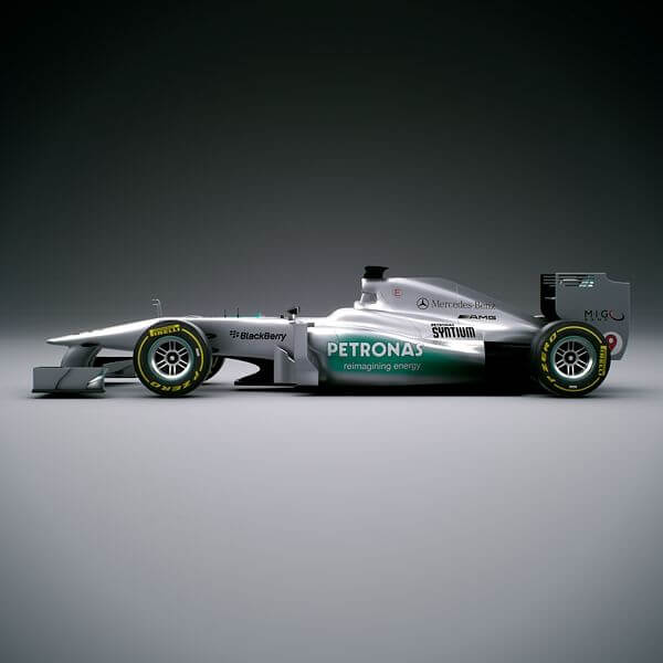 F1 2013 Mercedes W04 AMG Petronas - 3D Model by CGShape