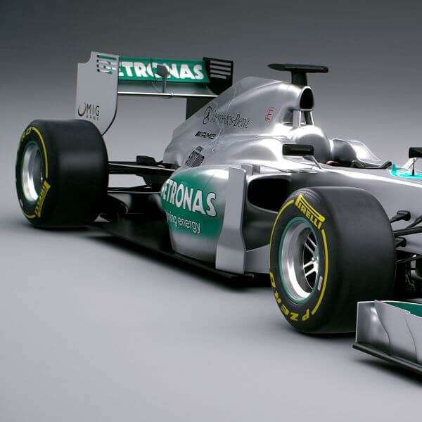 F1 2013 Mercedes W04 AMG Petronas - 3D Model by CGShape