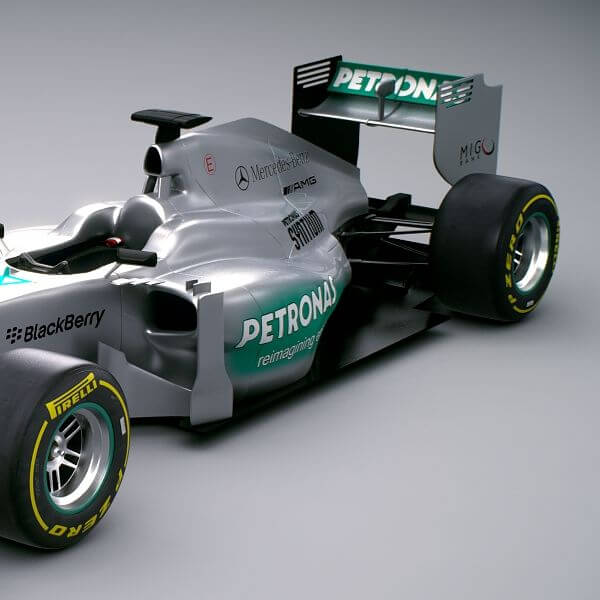 F1 2013 Mercedes W04 AMG Petronas - 3D Model by CGShape