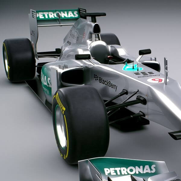 F1 2013 Mercedes W04 AMG Petronas - 3D Model by CGShape
