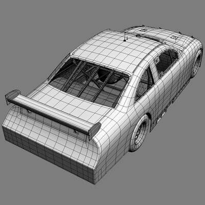 Nascar 2009 Car - Joey Logano Toyota Camry #20 3D Model by CGShape