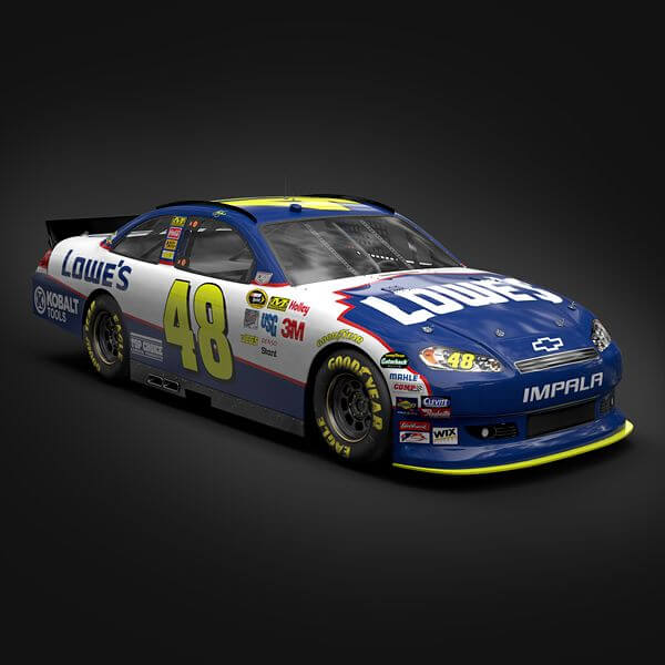 Nascar 2011 2010 Champions Cars - 3D Model by CGShape