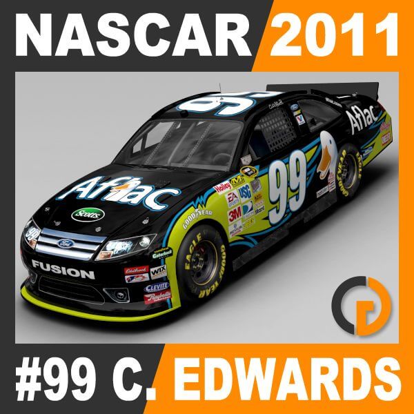 Carl Edwards Aflac Car