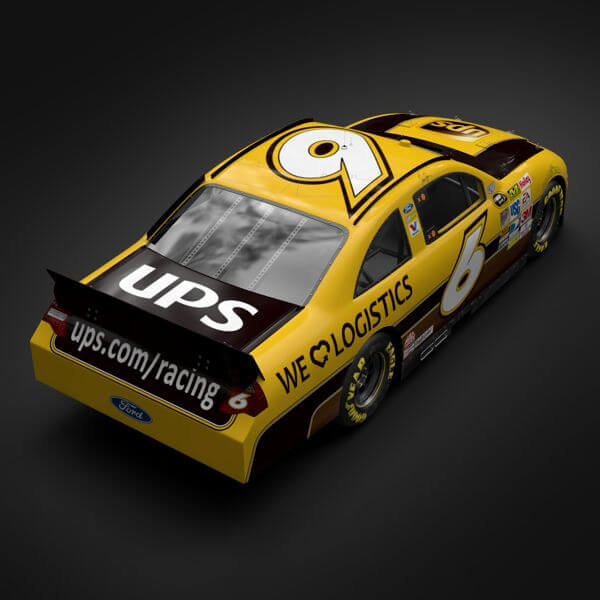 Nascar 2011 Car - David Ragan Ford Fusion 6 - 3D Model by CGShape