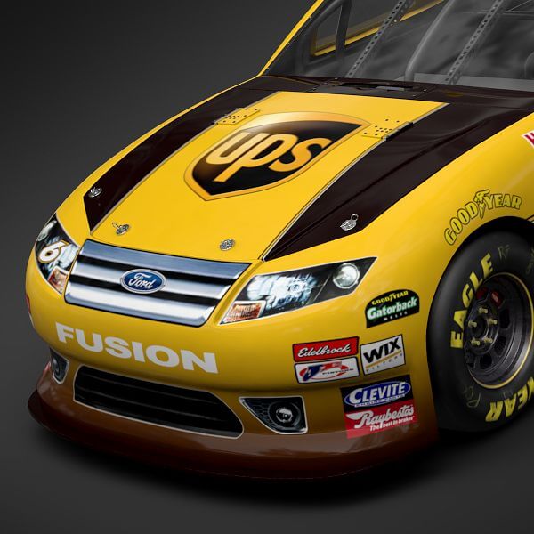 Nascar 2011 Car - David Ragan Ford Fusion #6 3D Model by CGShape