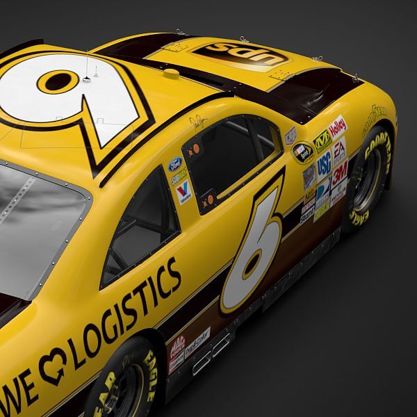 Nascar 2011 Car - David Ragan Ford Fusion #6 3D Model by CGShape