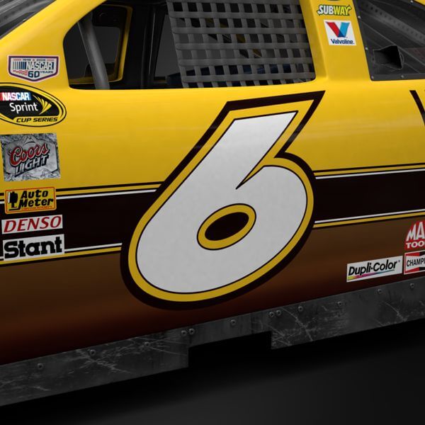 Nascar 2011 Car - David Ragan Ford Fusion #6 3D Model by CGShape