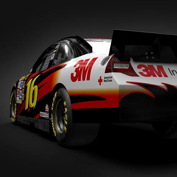 Nascar 2011 Roush Fenway Racing Cars - 3D Model by CGShape
