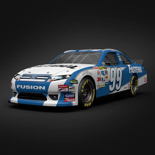 Nascar 2012 Car - Carl Edwards Ford Fusion #99 3D Model by CGShape
