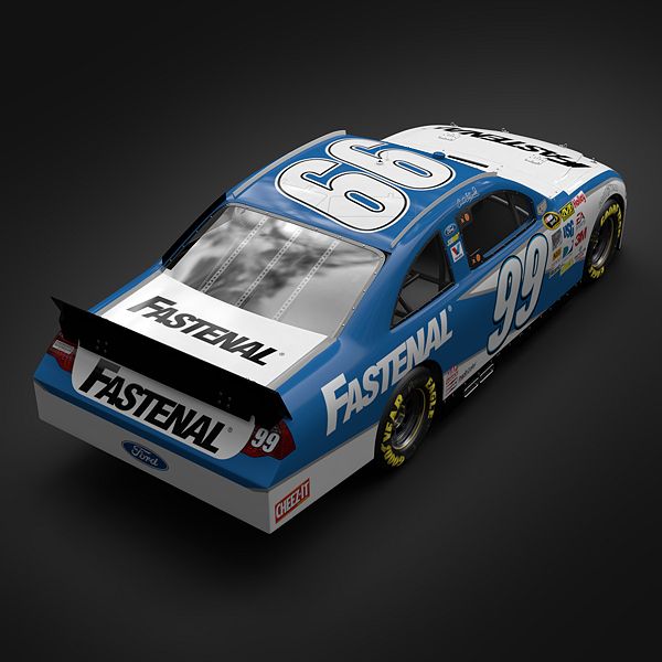 Nascar 2012 Car - Carl Edwards Ford Fusion #99 3D Model by CGShape