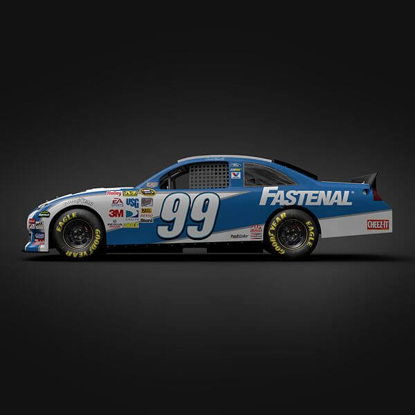 Nascar 2012 Car - Carl Edwards Ford Fusion #99 3D Model by CGShape