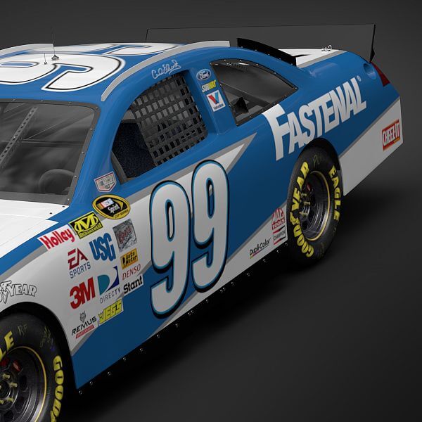 Nascar 2012 Car - Carl Edwards Ford Fusion #99 3D Model by CGShape