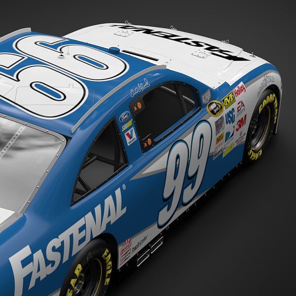 Nascar 2012 Car - Carl Edwards Ford Fusion #99 3D Model by CGShape