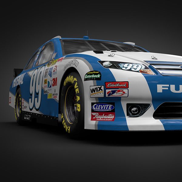 Nascar 2012 Car - Carl Edwards Ford Fusion #99 3D Model by CGShape
