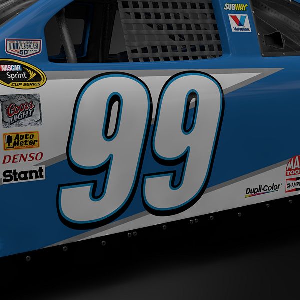 Nascar 2012 Car - Carl Edwards Ford Fusion #99 3D Model by CGShape