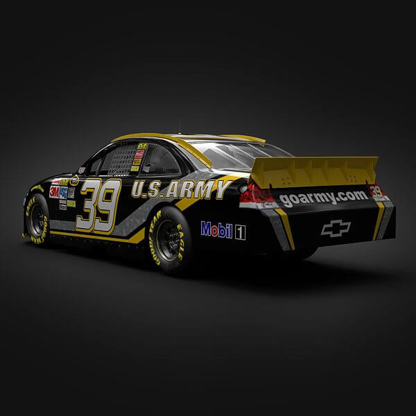 Nascar 2012 Car - Ryan Newman Chevrolet Impala #39 3D Model by CGShape
