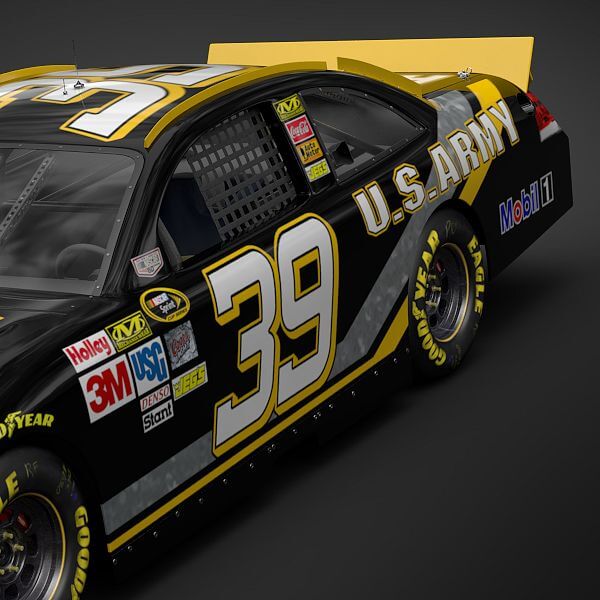 Nascar 2012 Car - Ryan Newman Chevrolet Impala #39 3D Model by CGShape