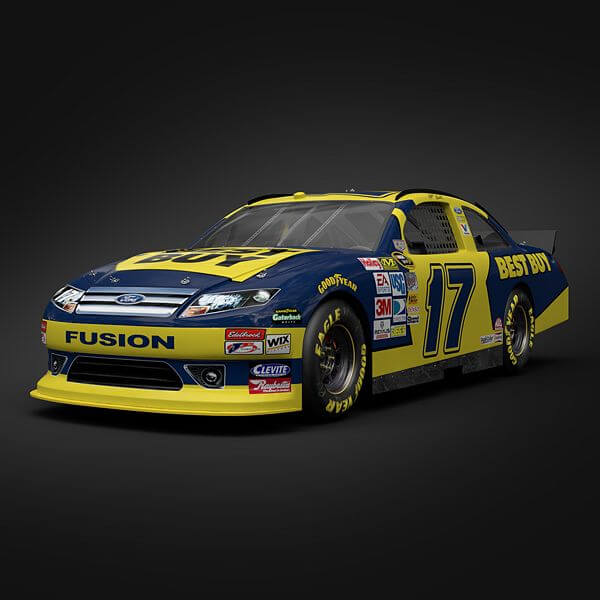 Nascar 2012 Roush Fenway Racing Cars - 3D Model by CGShape