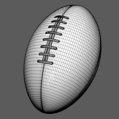 NFL Official Game Ball - 3D Model by CGShape