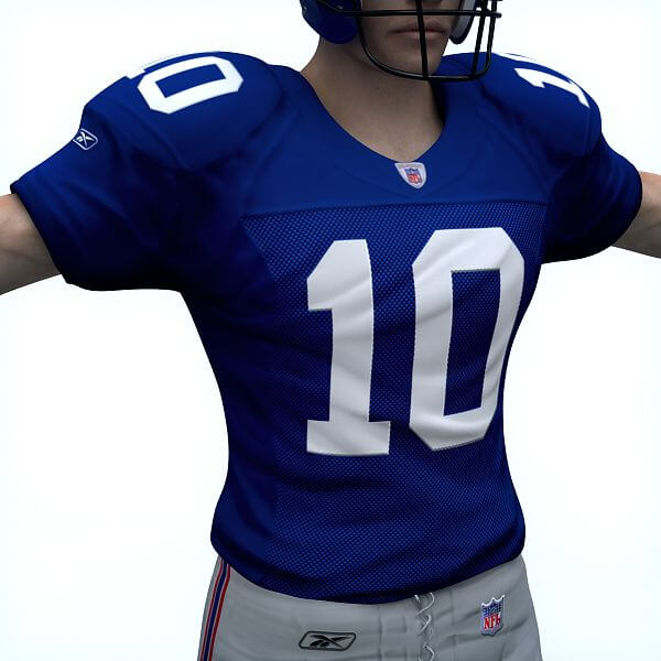 NFL Player New York Giants - 3D Model by CGShape