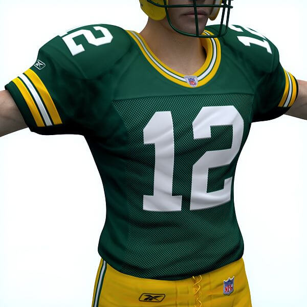 NFL Players Pack - Rigged 3D Model by CGShape