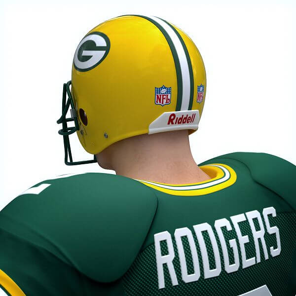 NFL Players Pack - Rigged 3D Model by CGShape