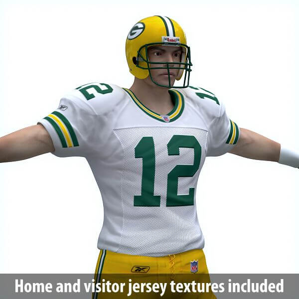 NFL Players Pack - 3D Model by CGShape