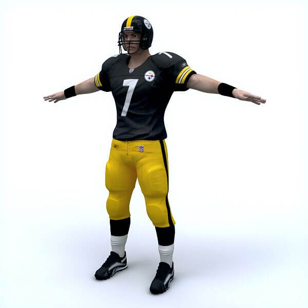 NFL Players Pack - 3D Model by CGShape