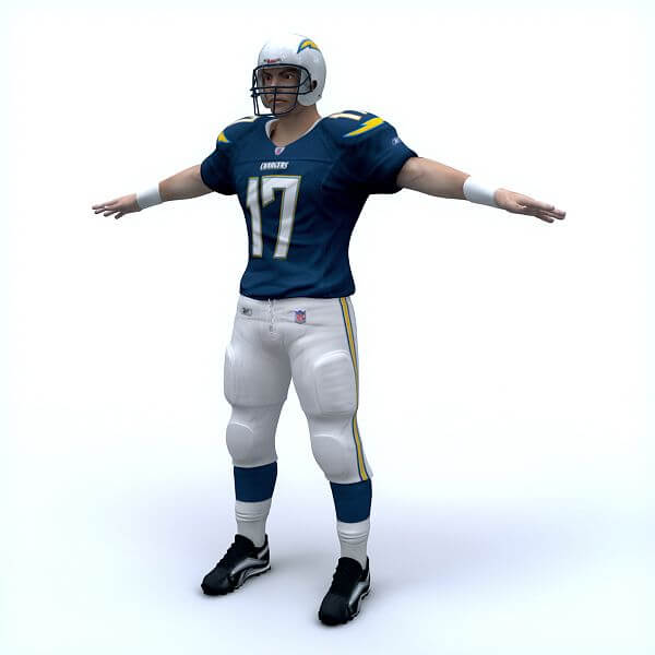 NFL Players Pack - 3D Model by CGShape