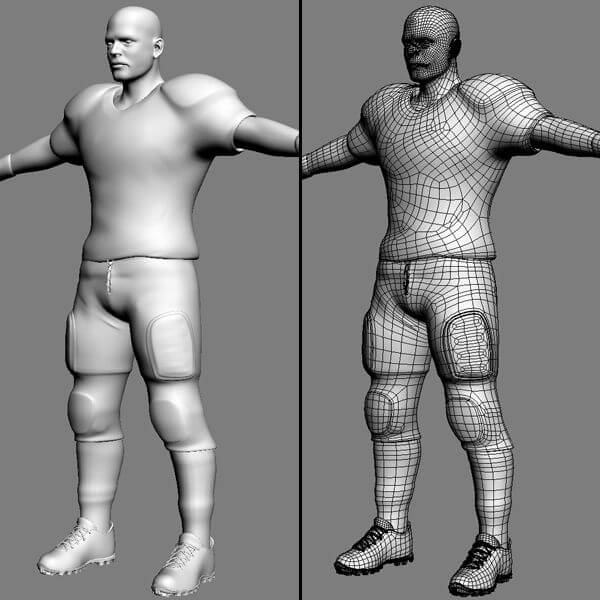 NFL Players Pack - 3D Model by CGShape