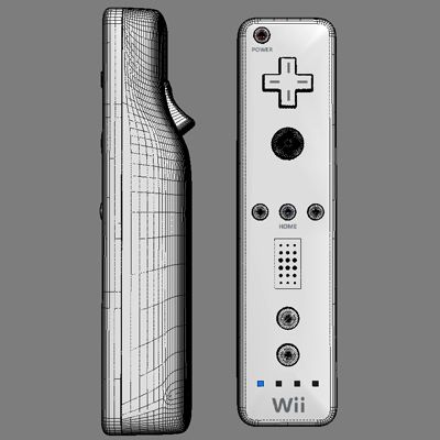 Nintendo Wii Revolution - 3D Model by CGShape