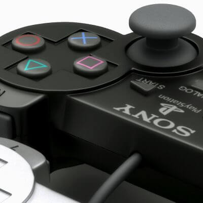 PS2 Controller Dualshock 2 - 3D Model by CGShape