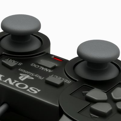 PS2 Controller Dualshock 2 - 3D Model by CGShape
