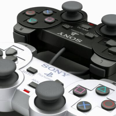 PS2 Controller Dualshock 2 - 3D Model by CGShape