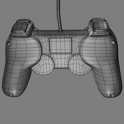PS2 Controller Dualshock 2 - 3D Model by CGShape