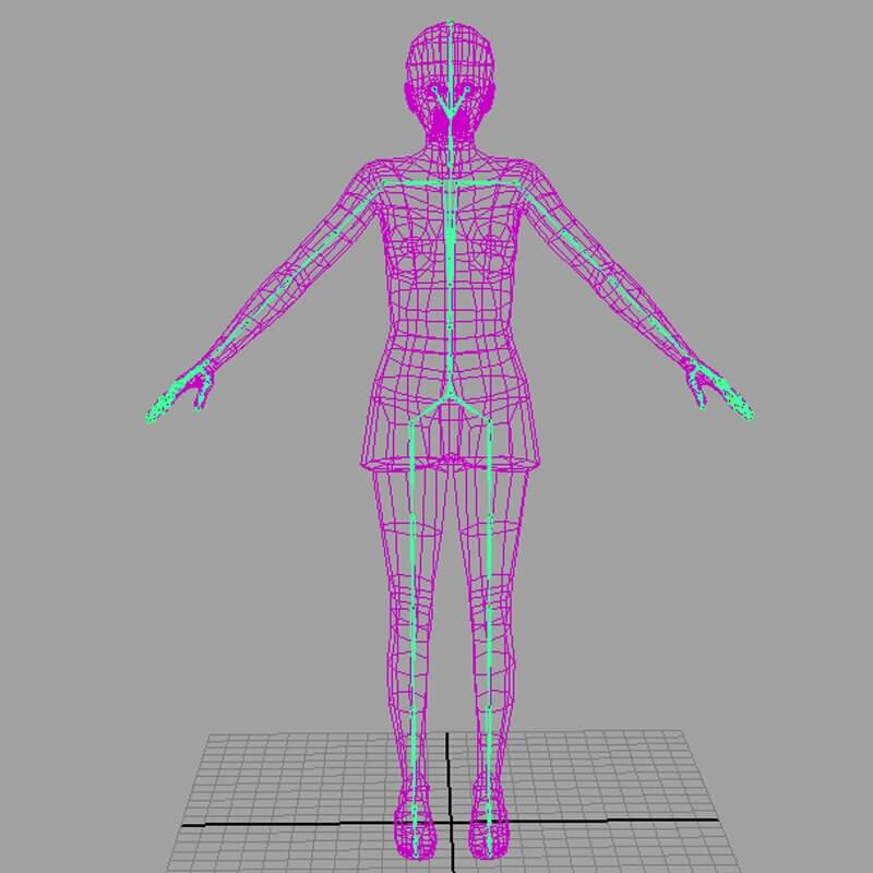 Rigged Beautiful Woman - 3D Model by Cgtools