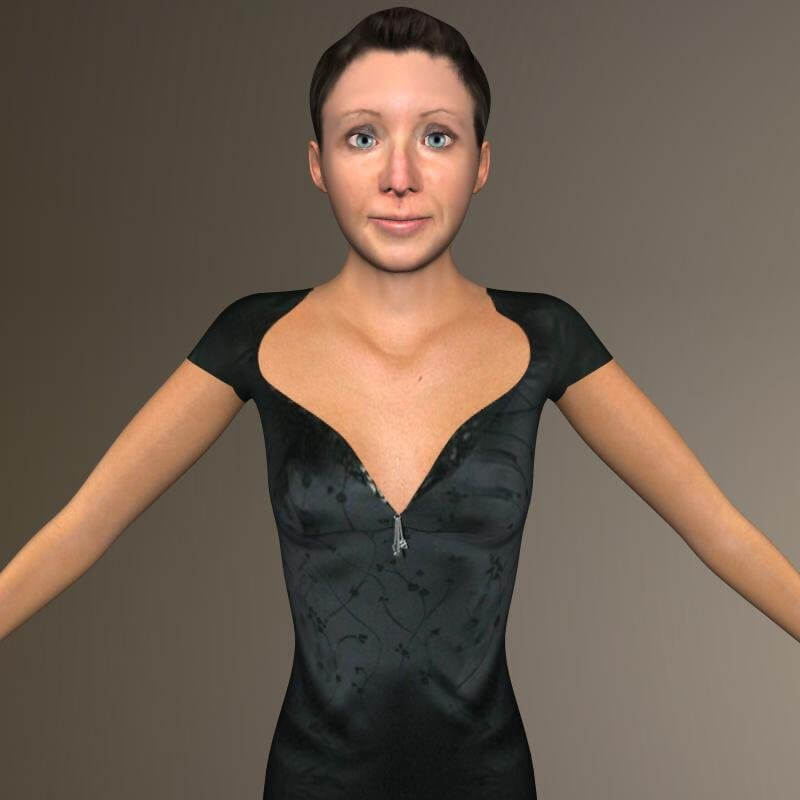 Rigged Beautiful Woman - 3D Model by Cgtools