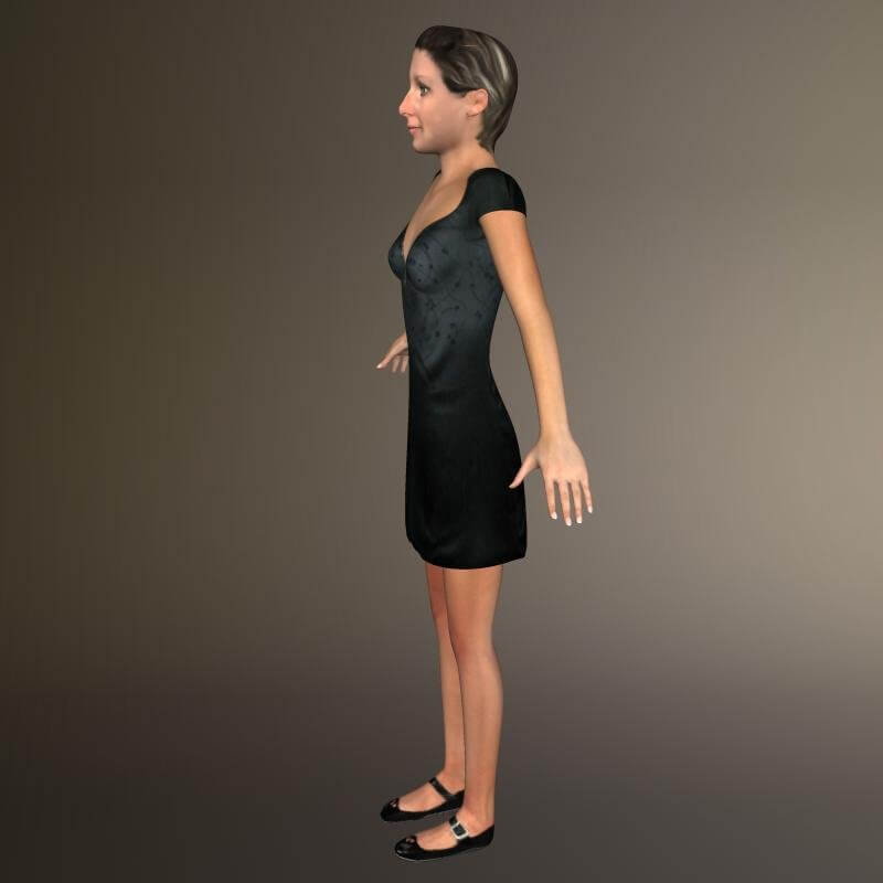 Rigged Beautiful Woman - 3D Model by Cgtools