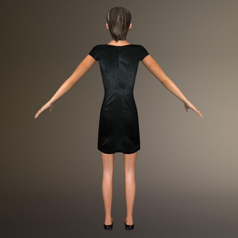 Rigged Beautiful Woman - 3D Model by Cgtools