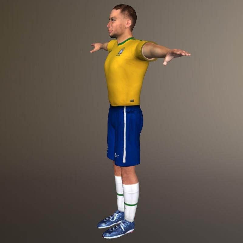 Rigged Sport Player - 3D Model by Cgtools
