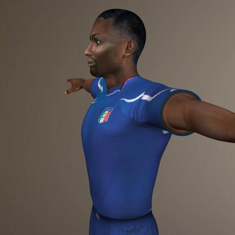 Rigged Young Sport Player - 3D Model by Cgtools