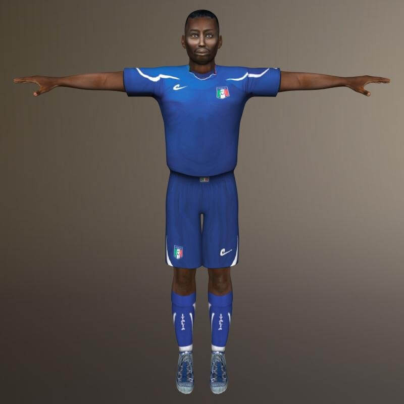 Rigged Young Sport Player - 3D Model by Cgtools