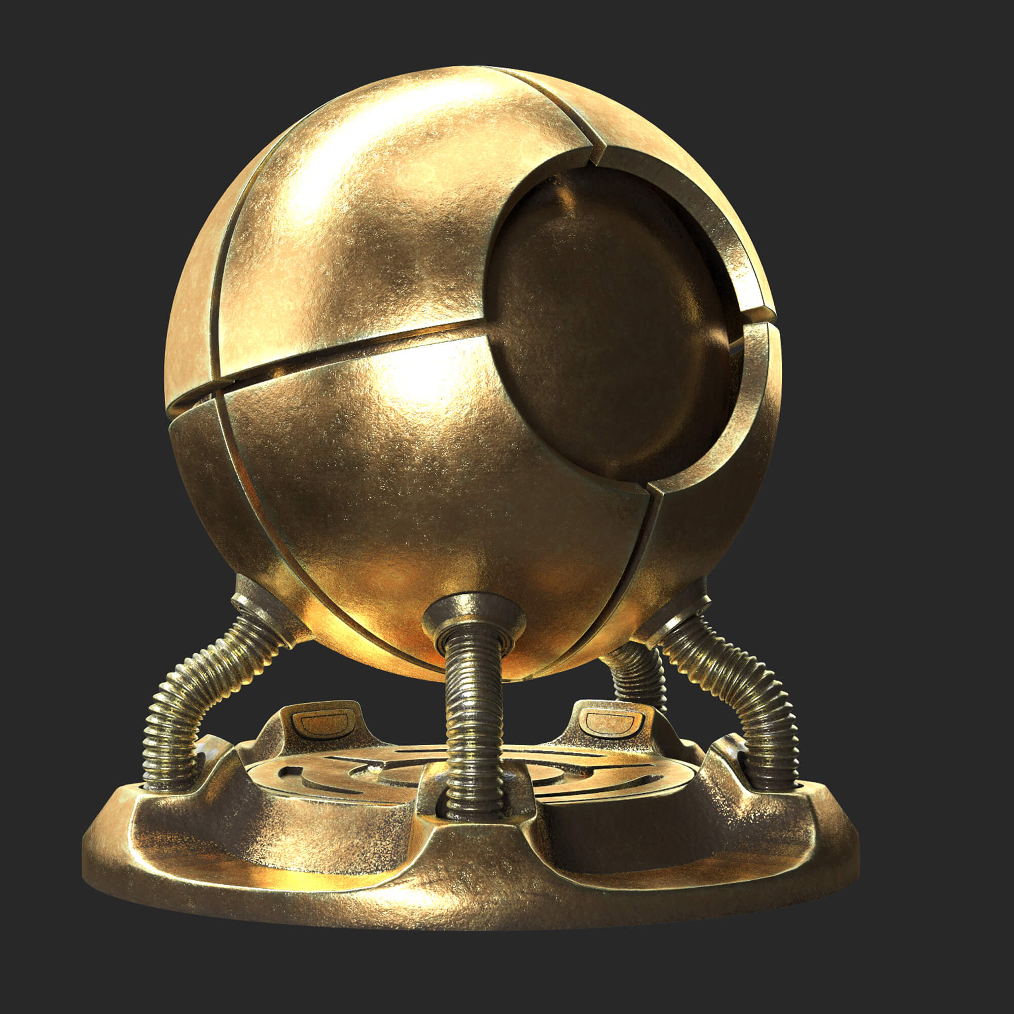 Brass Procedural Material by CGZen