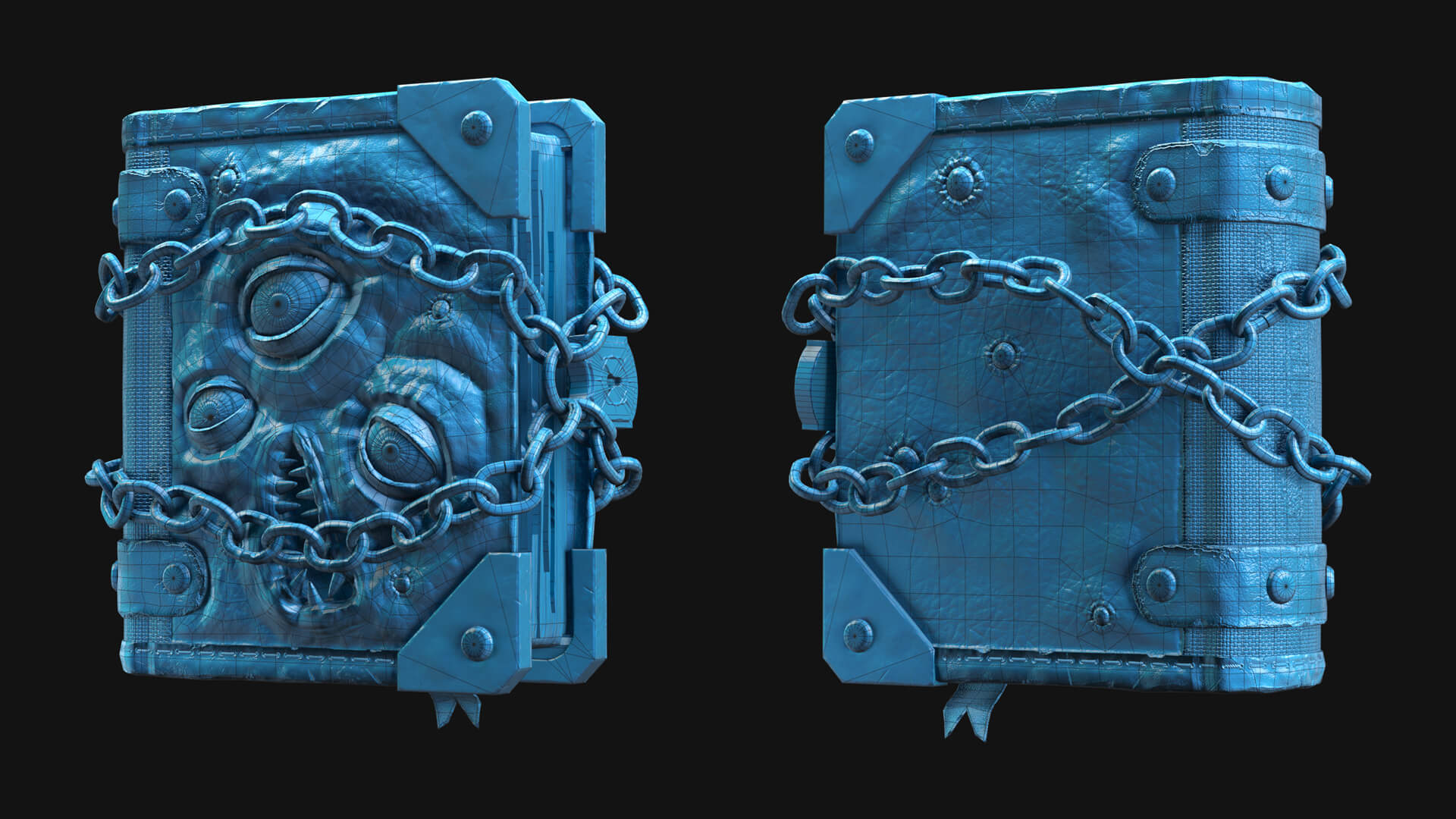 Cursed Grimoire - 3D Model by CGZen