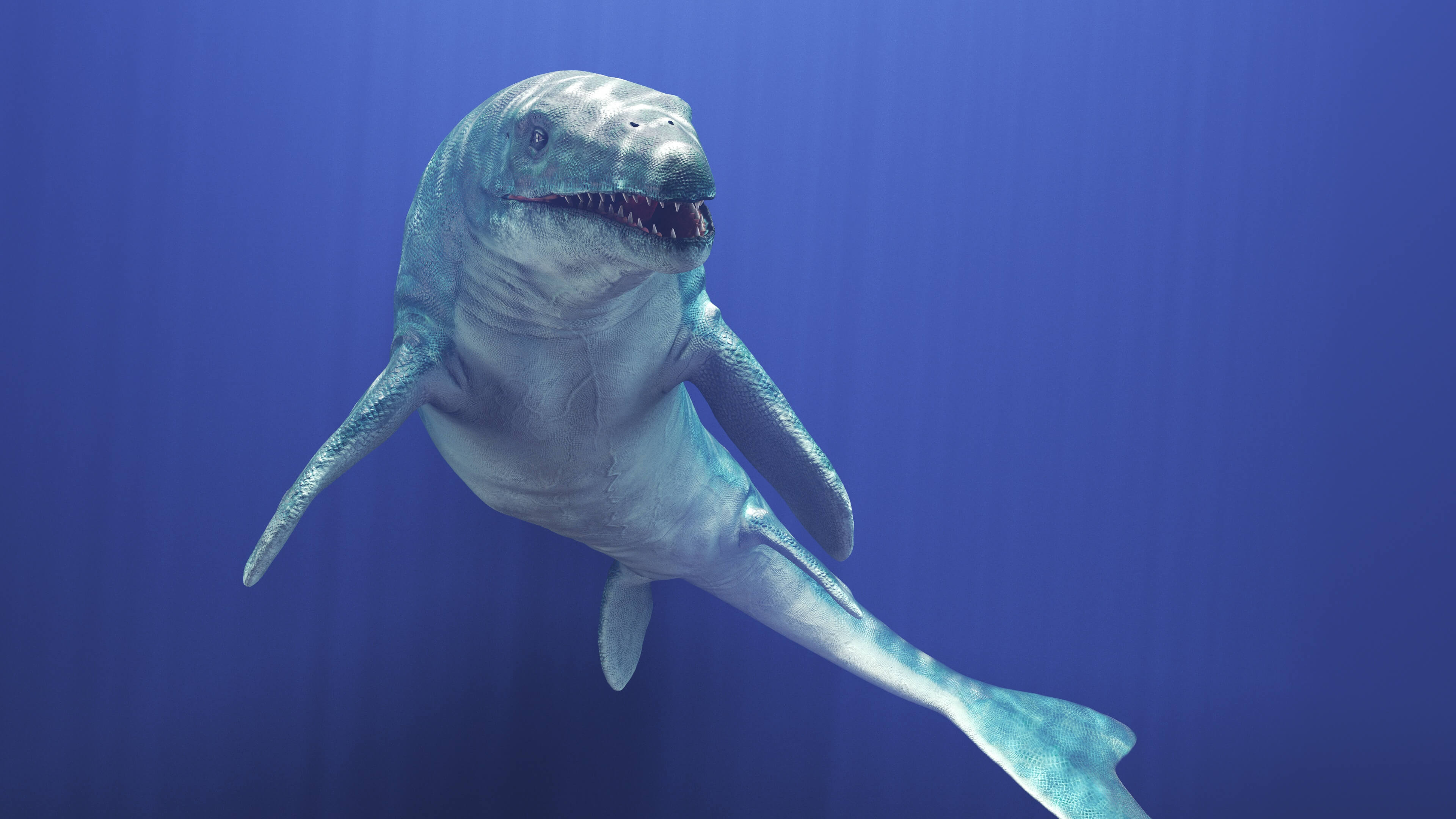 Mosasaurus hoffmannii 3D Render, Digital Art by CGZen
