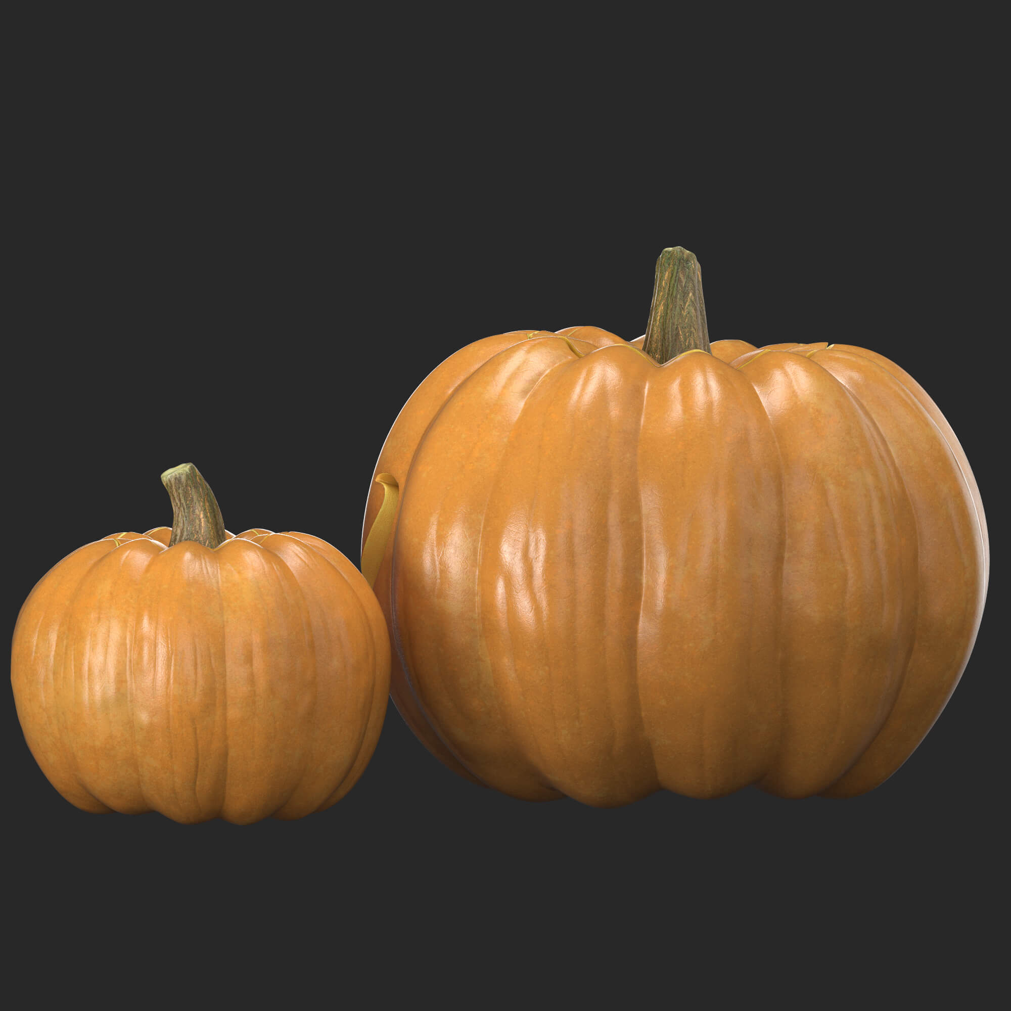 Halloween Pumpkins - 3D Model by CGZen