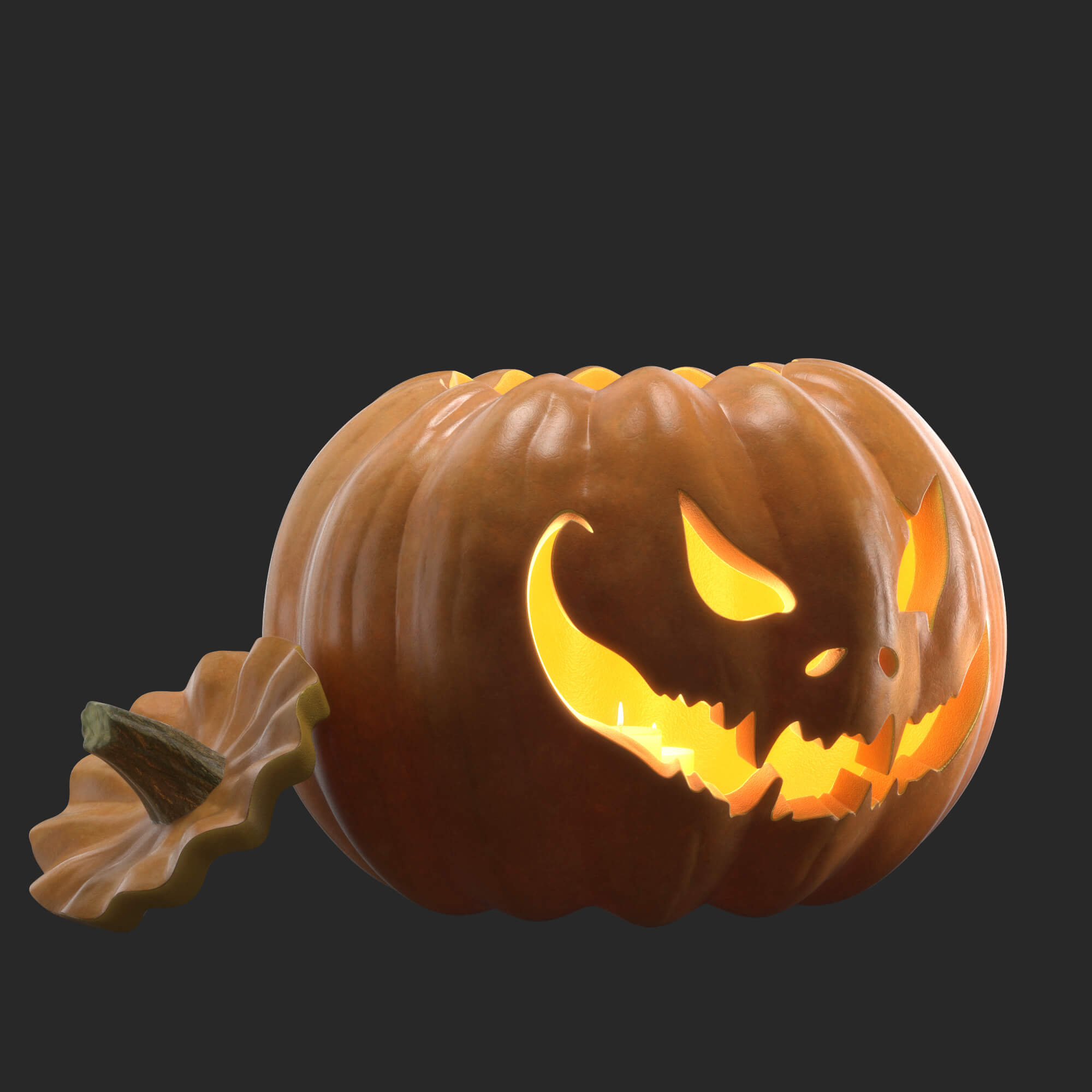 Halloween Pumpkins - 3D Model by CGZen